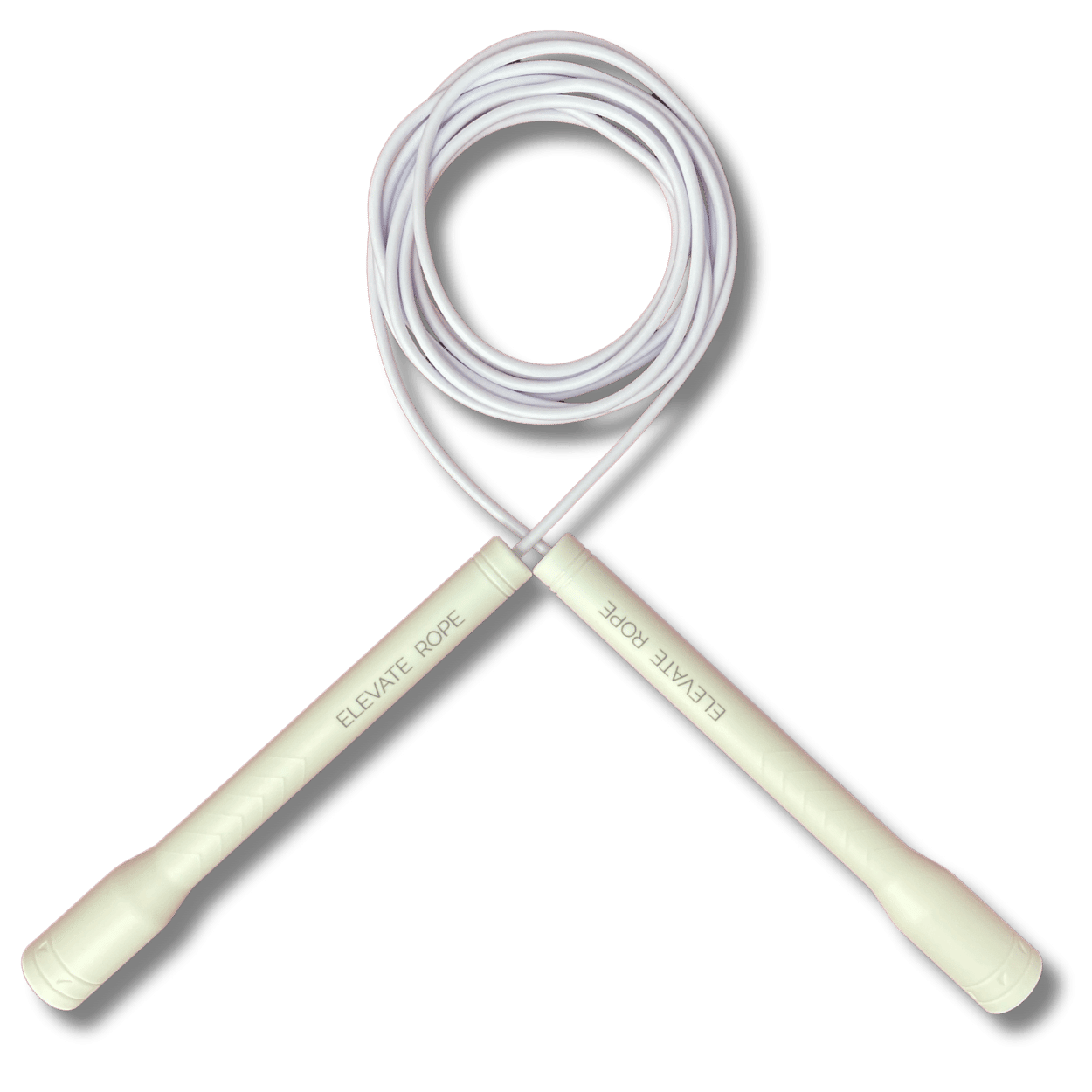 Long Handle Jump Rope (White Coconut) – Elevate Rope